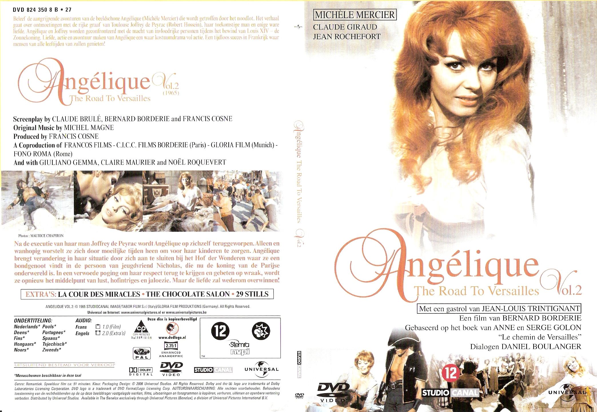 Angelique The Road To Versailles Vol. 02 DVD NL | DVD Covers | Cover ...