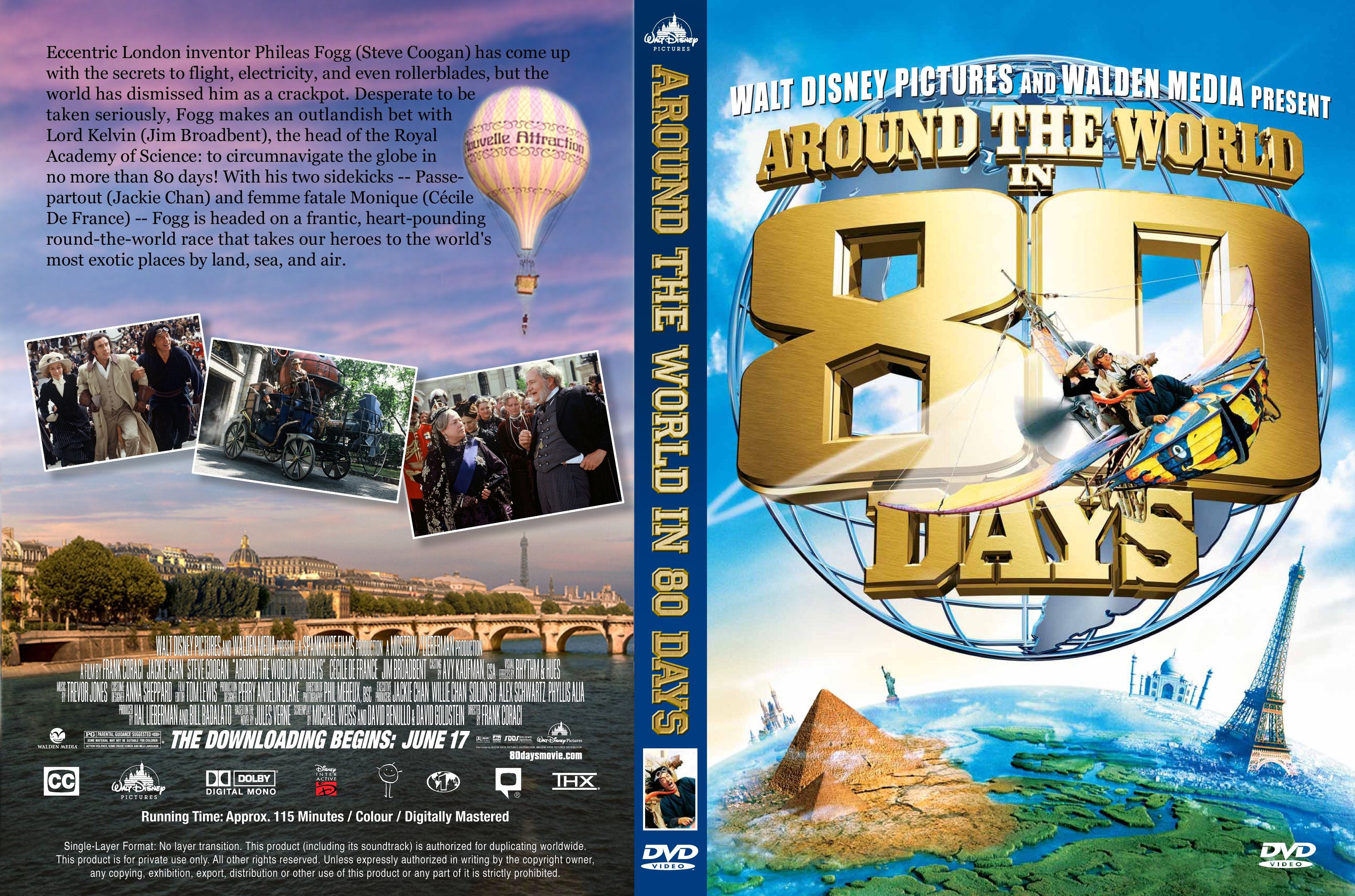 Around The World In 80 Days DVD US CUSTOM1 | DVD Covers | Cover Century ...