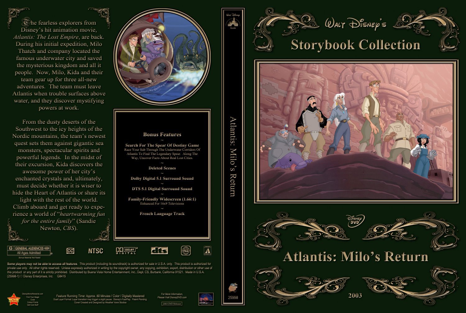Atlantis Milo s Return | DVD Covers | Cover Century | Over 1.000.000 ...