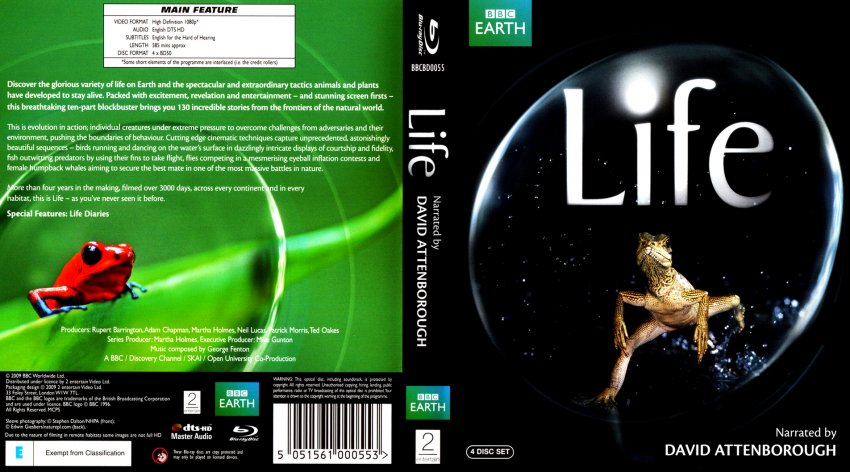 BBC Life 2009 English Custom Bluray amdas f | DVD Covers | Cover ...
