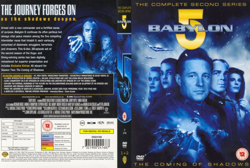 Babylon 5 Season 2 Disc 1 2 DVD NL | DVD Covers | Cover Century | Over ...