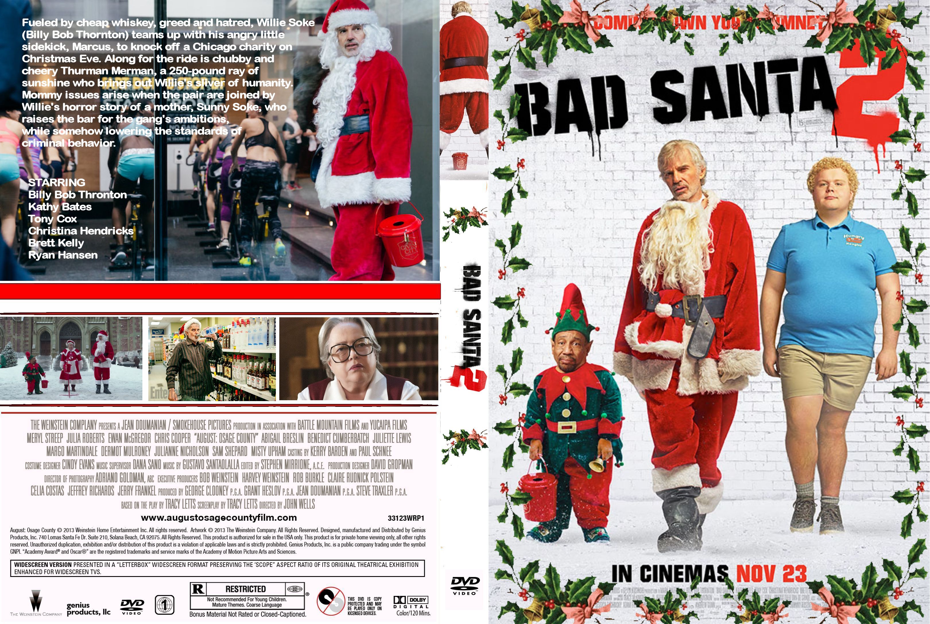 Bad Santa 2 2016 R0 Cover label 1 | DVD Covers | Cover Century | Over 1 ...