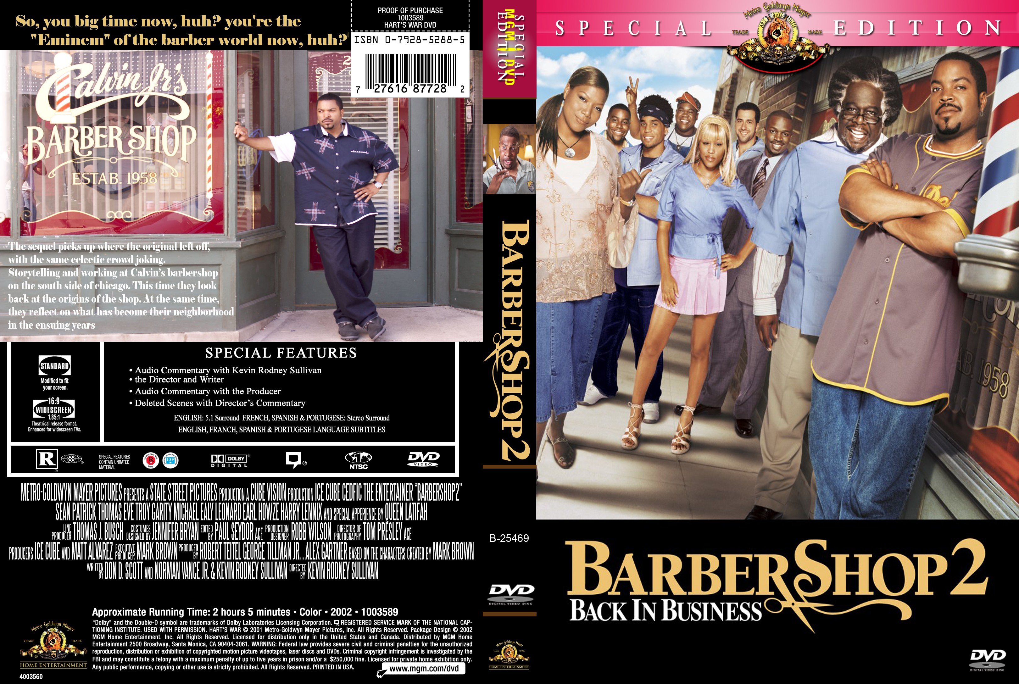 Barbershop 2 Back In Business 2004 R1 | DVD Covers | Cover Century ...