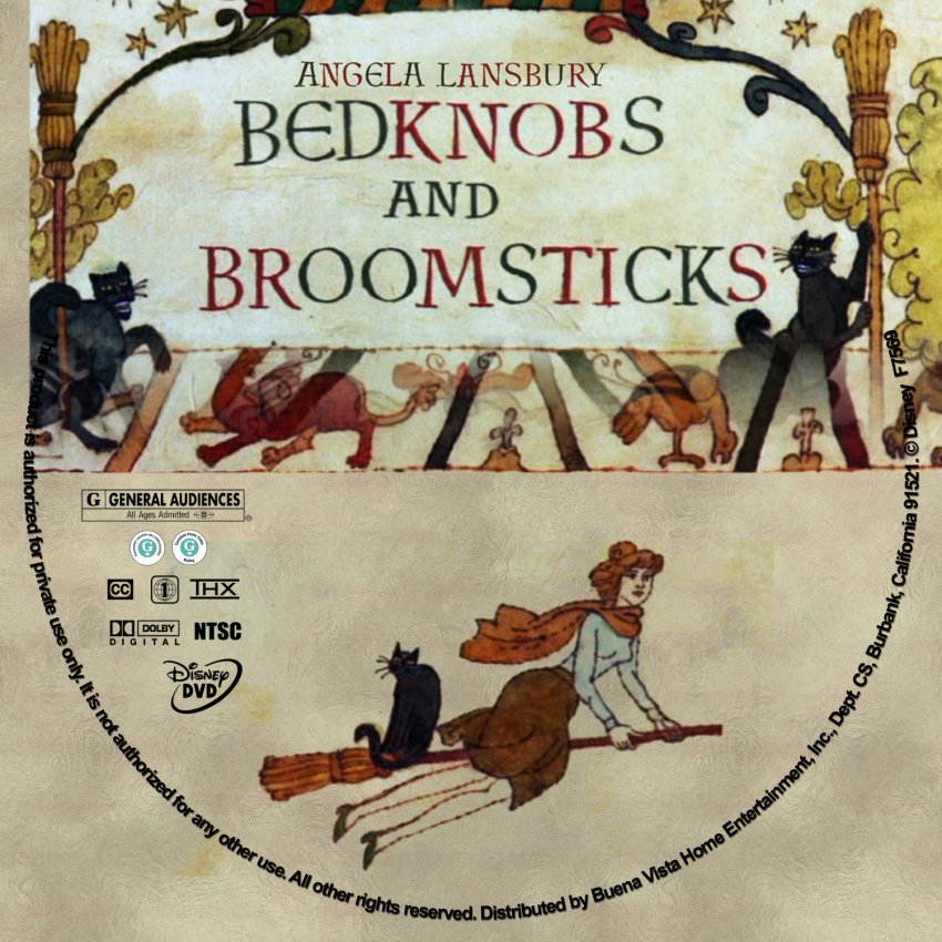 Bedknobs And Broomsticks English Custom CD | DVD Covers | Cover Century ...