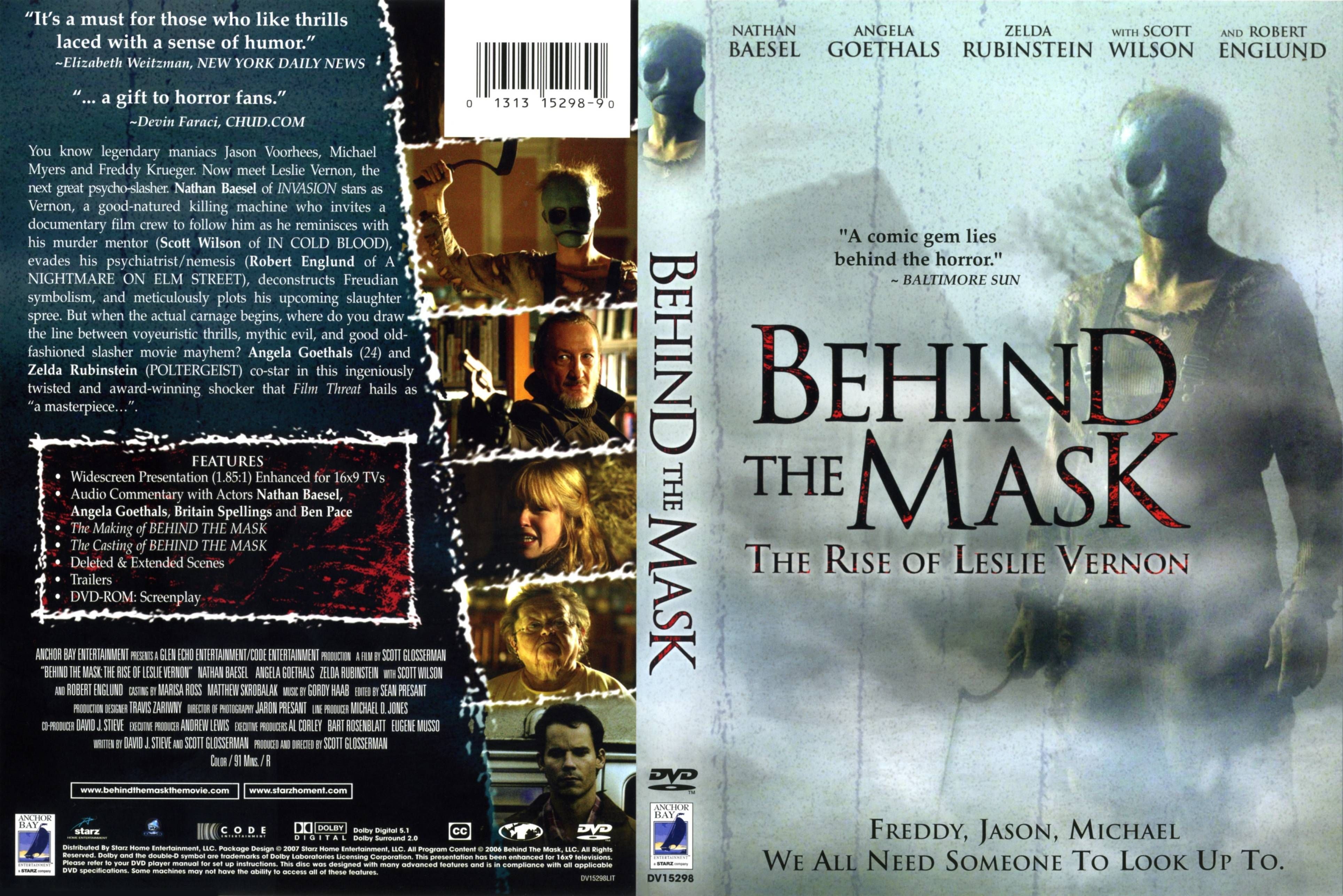 Behind The Mask The Rise Of Leslie Vernon DVD US | DVD Covers | Cover ...