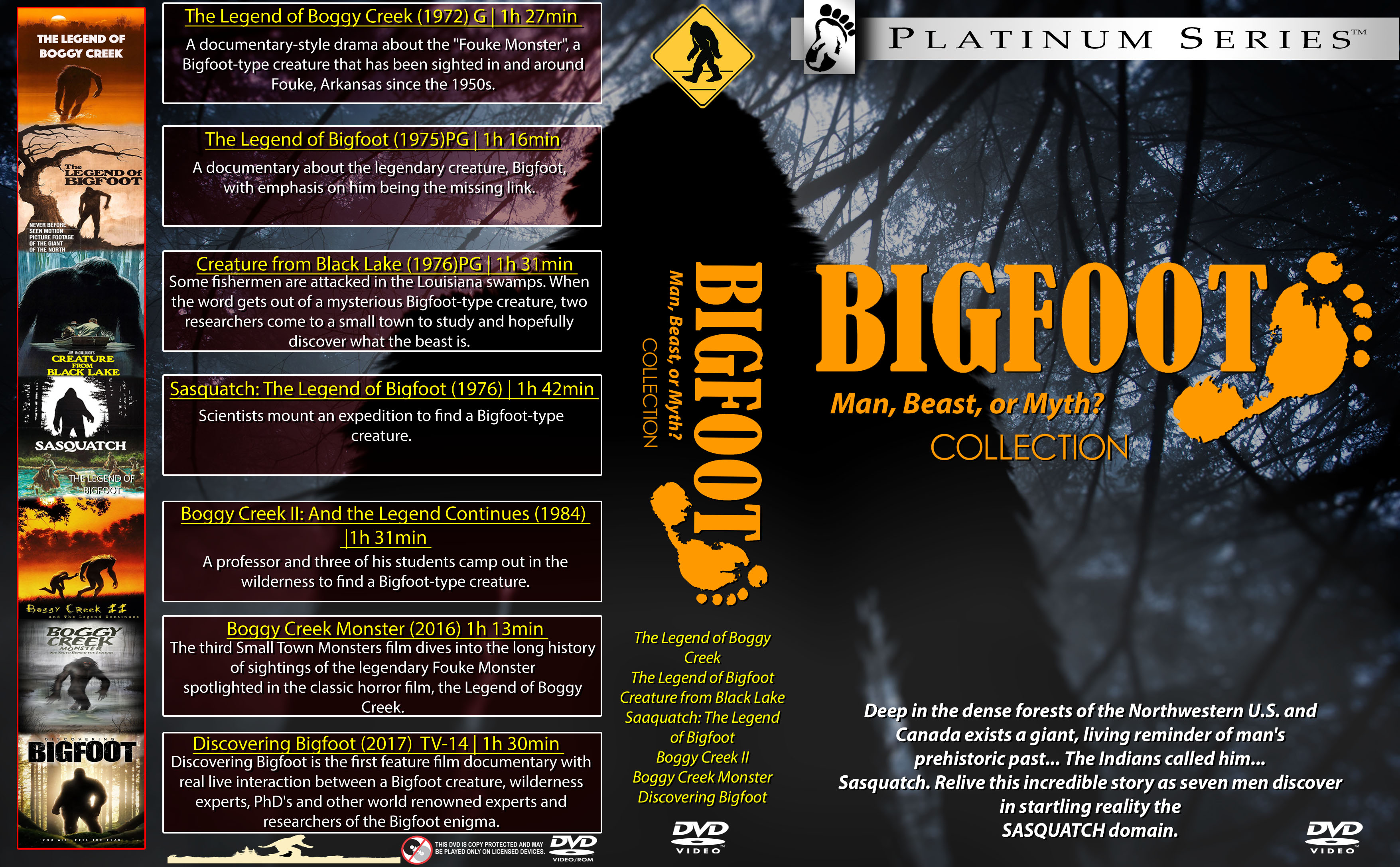 Bigfoot Man Beast Or Myth Collection 2017 | DVD Covers | Cover Century ...