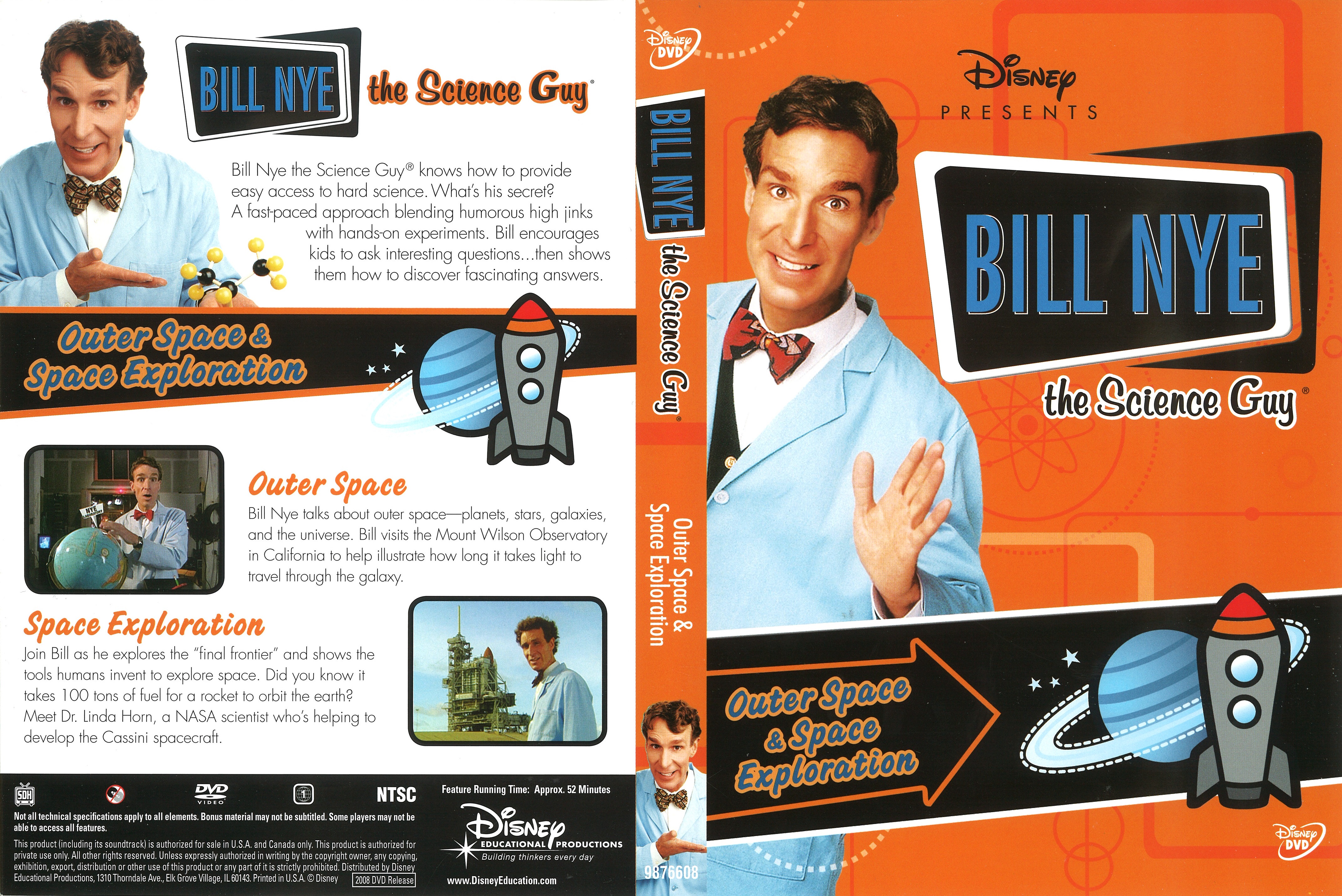 Bill Nye the Science Guy Outer Space Space Exploration 2008 R1 | DVD ...