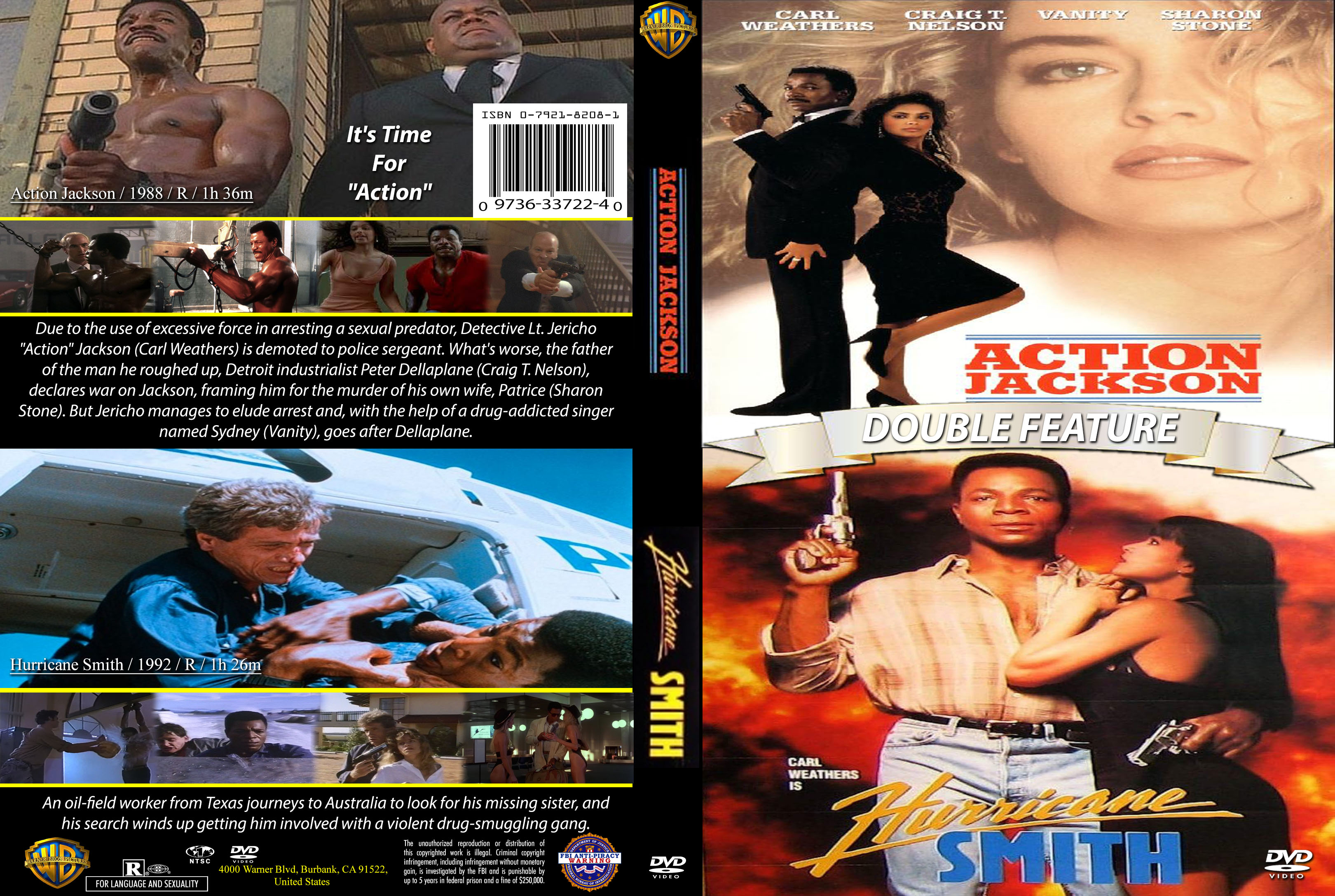 Carl Weathers Action Jackson Hurricane Smith 1988 92 | DVD Covers ...