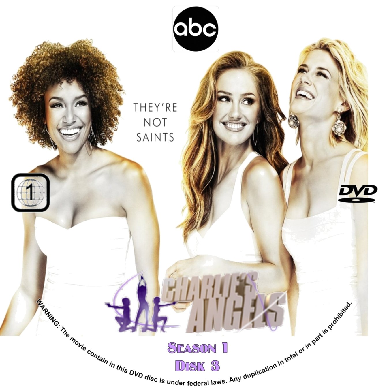Charlie s Angels Season 1 2011 R1 2 | DVD Covers | Cover Century | Over ...
