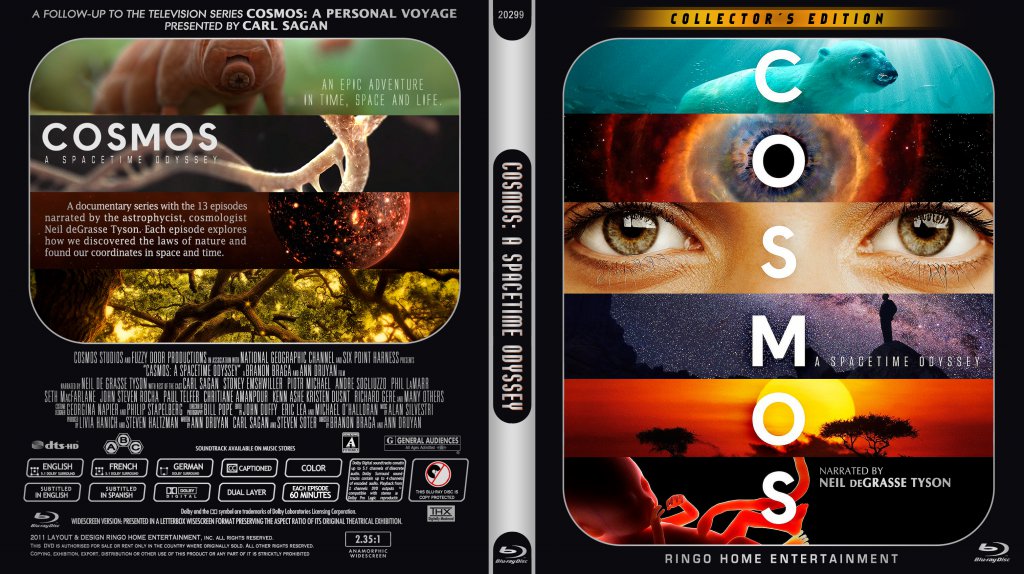 Cosmos A Space Time Odyssey Blu Ray Cover 2013 | DVD Covers | Cover ...