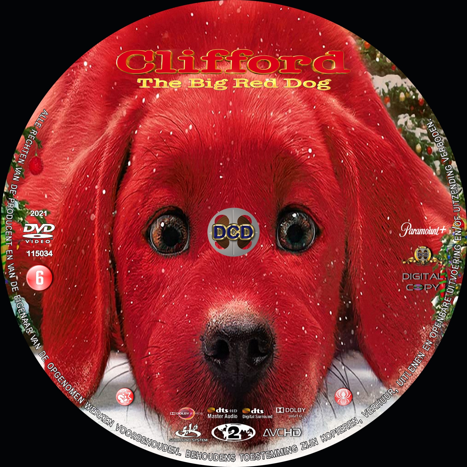 clifford the big red dog (2021) DVD Cover CD | DVD Covers | Cover ...