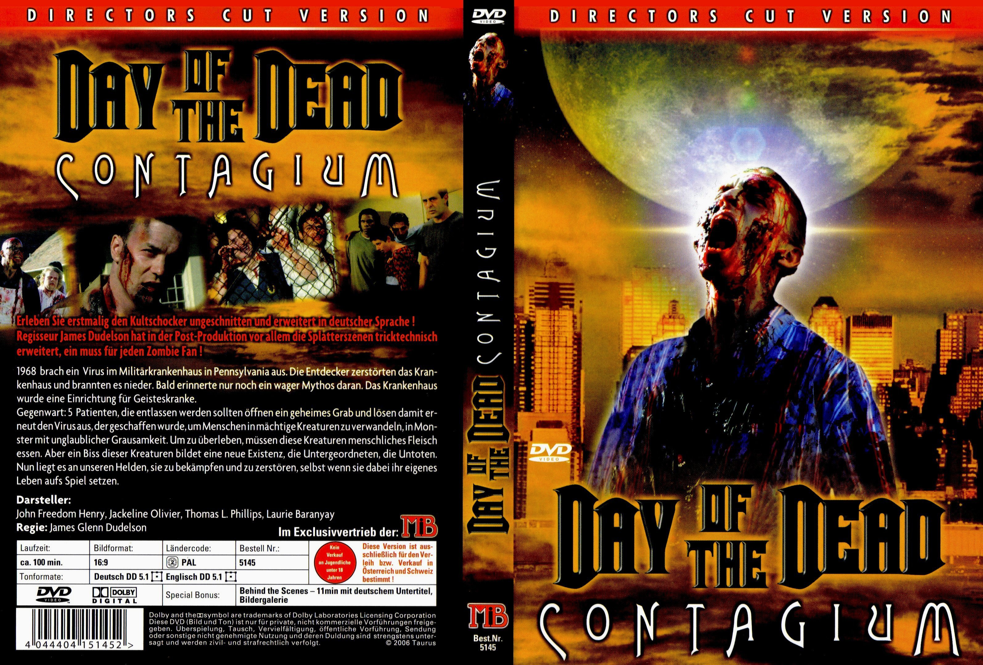 Day of the Dead 2 Contagium 1 | DVD Covers | Cover Century | Over 1.000 ...