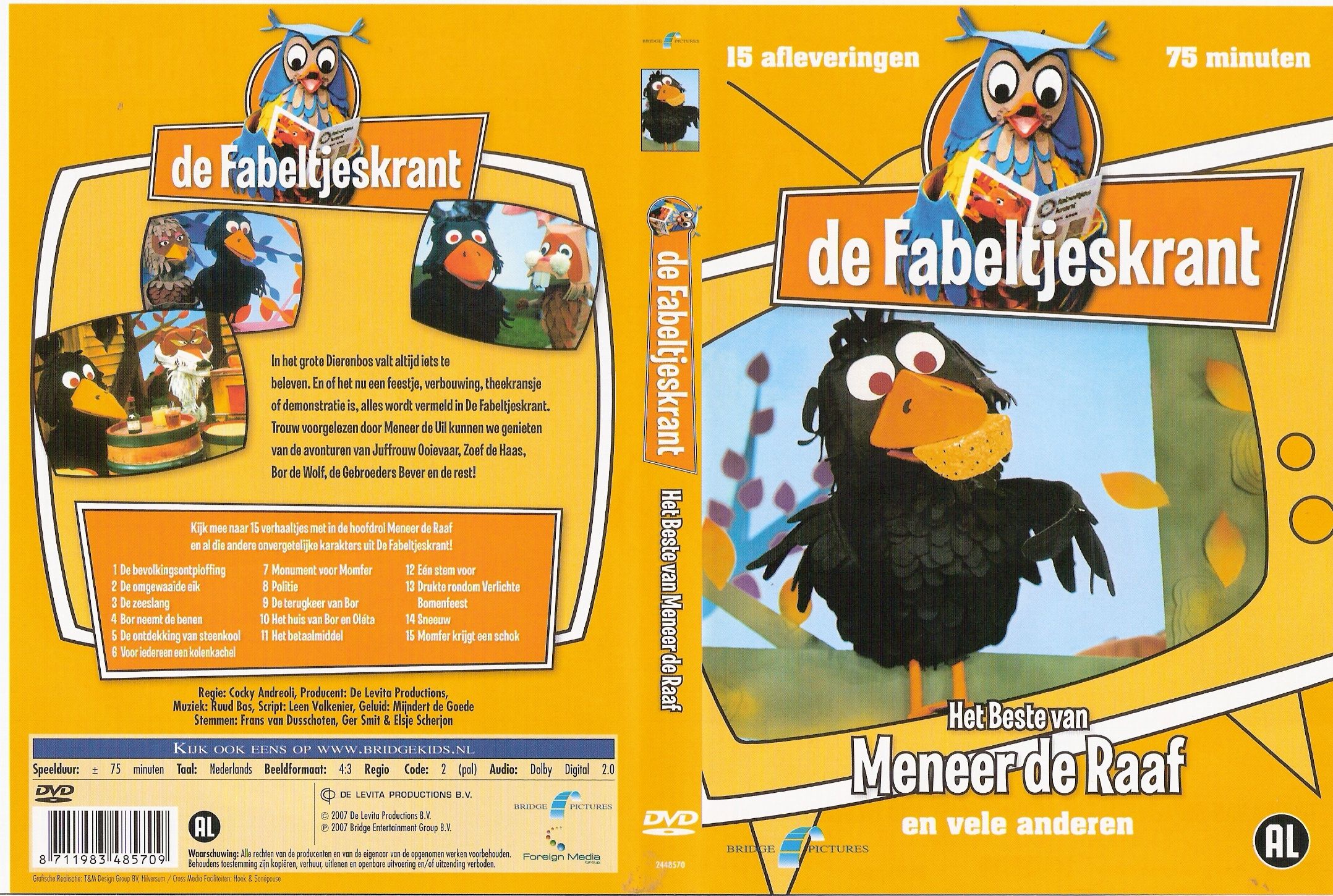 De Fabeltjeskrant Het Beste Van Meneer De Raaf DVD NL | DVD Covers ...