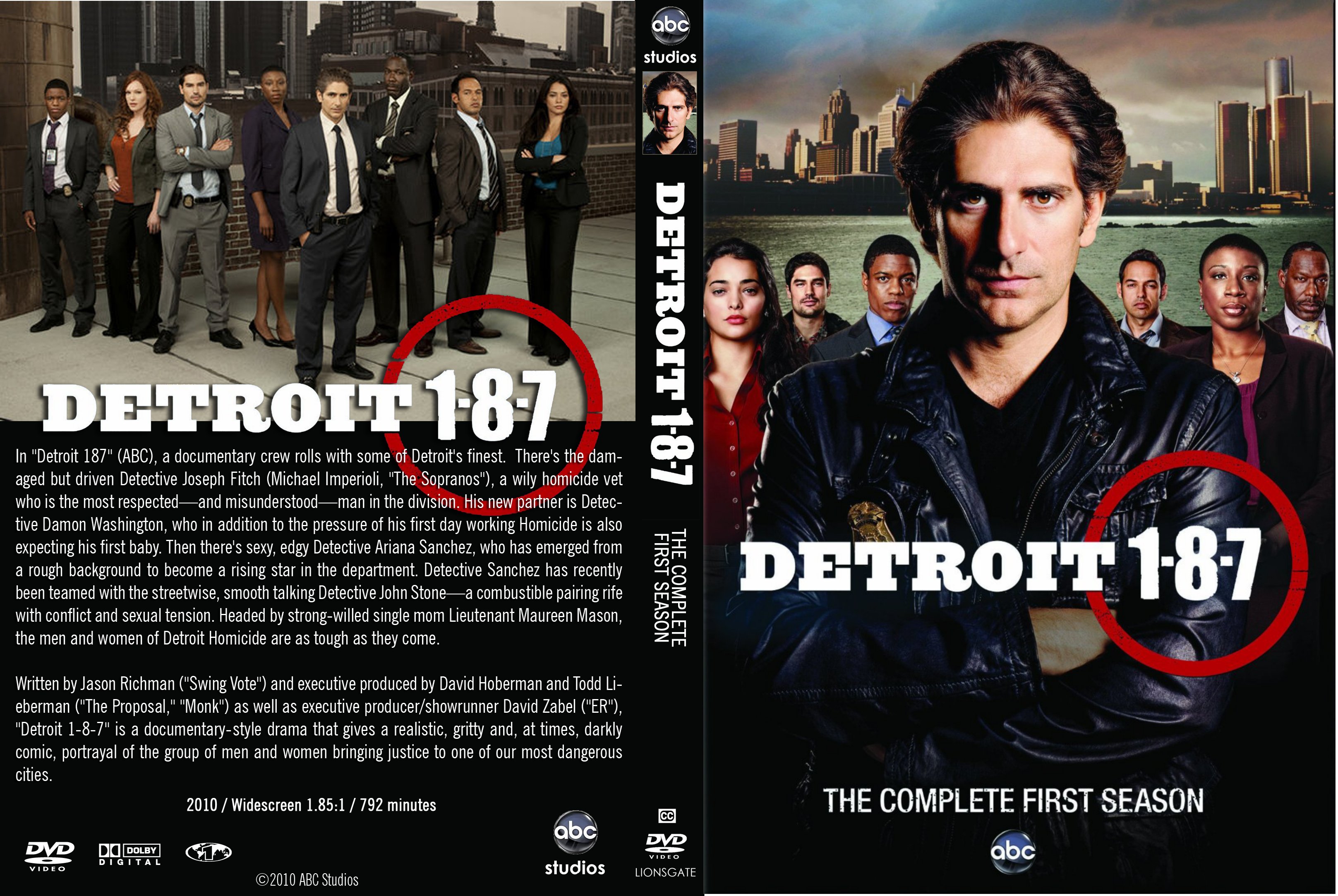 Detroit 1 8 7 Season 1 2010 R1 4 | DVD Covers | Cover Century | Over 1. ...