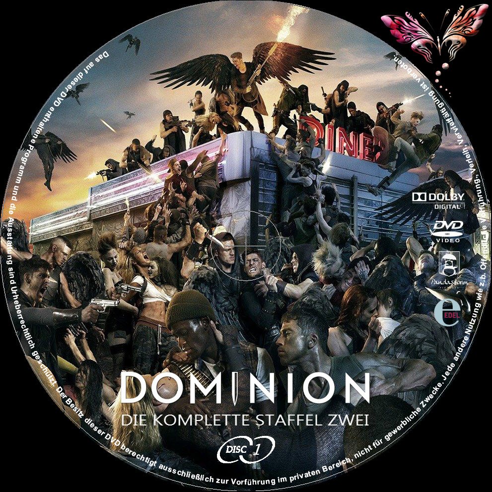 Dominion Staffel 2 R2 German Cover labels 1 | DVD Covers | Cover ...