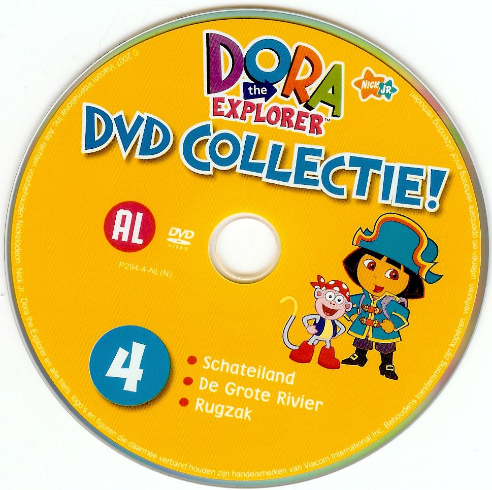 Dora The Explorer DVD Collectie Vol. 04 DVD CD | DVD Covers | Cover ...