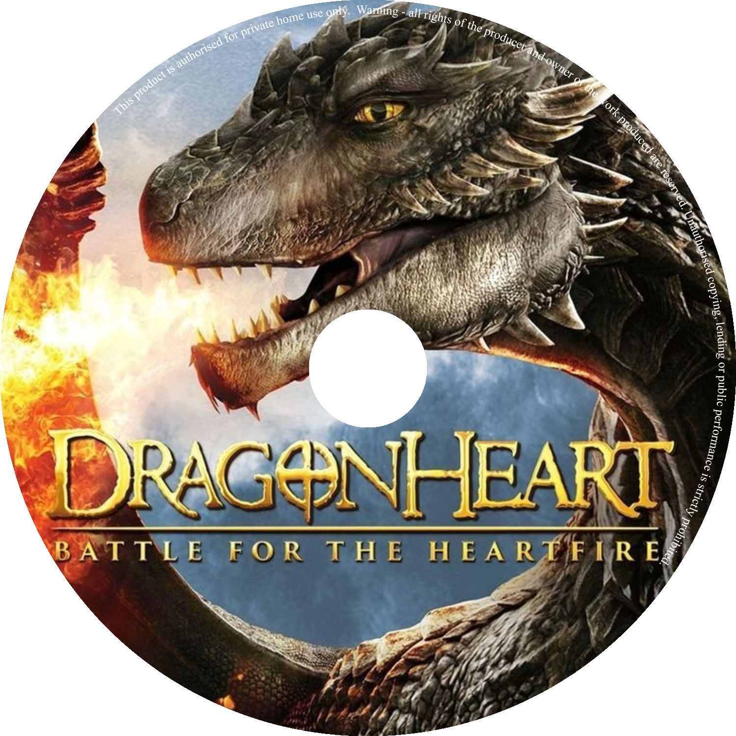 Dragonheart Battle for the Heartfire 2017 R0 Cover Label | DVD Covers ...