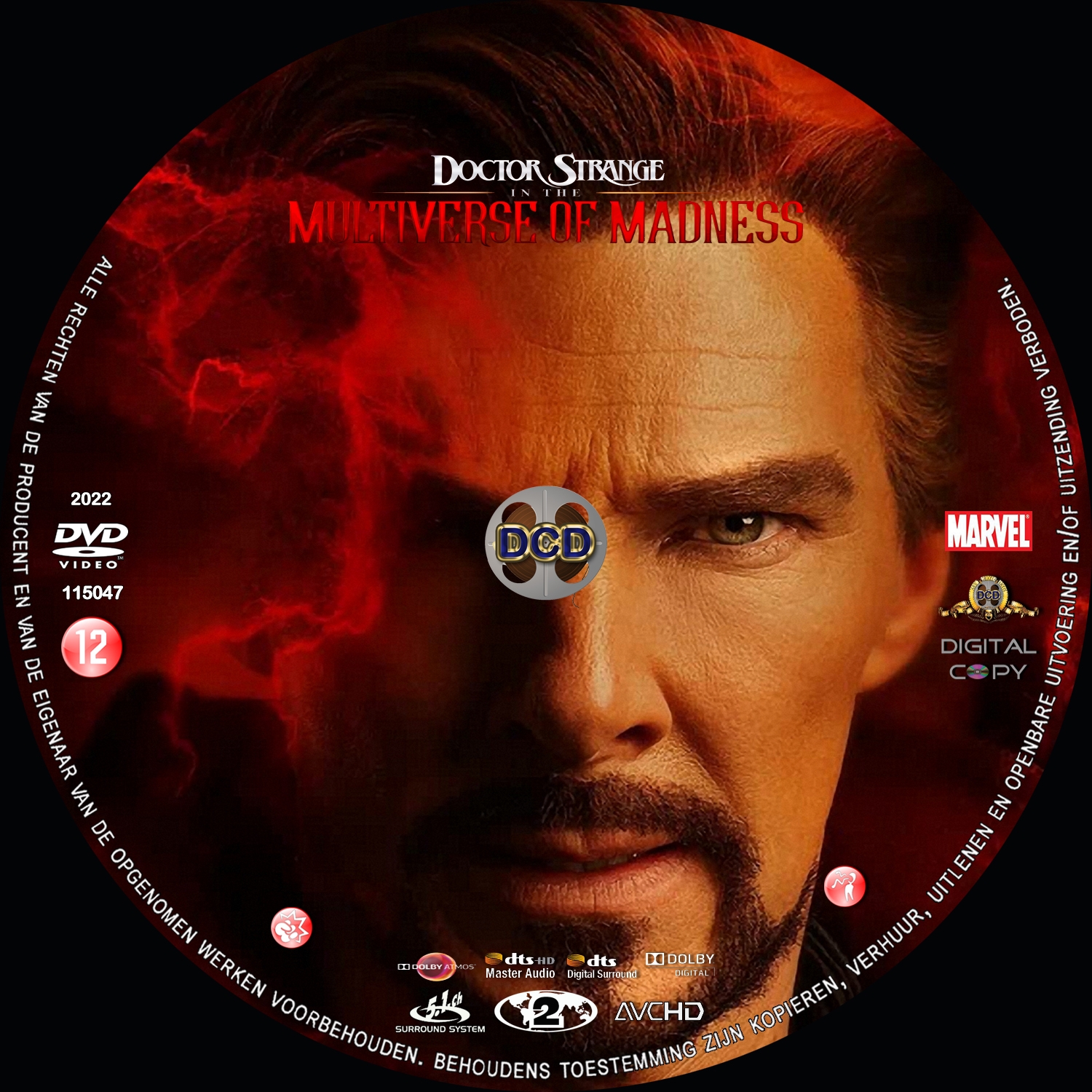 doctor strange in the multiverse of madness (2022) DVD Cover CD | DVD ...