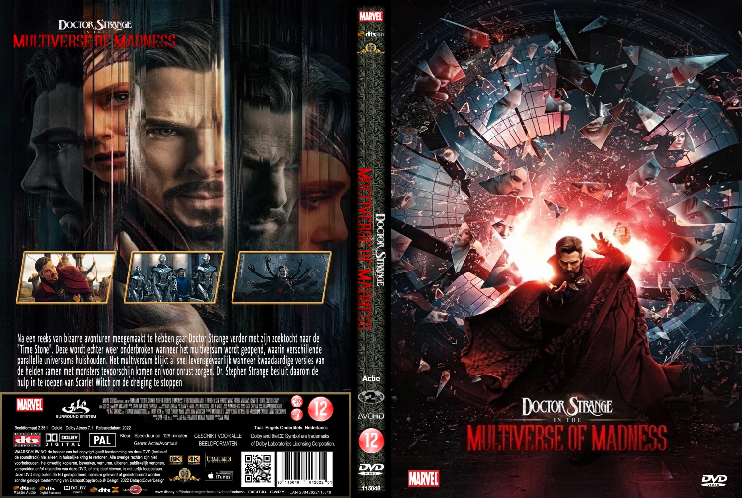 doctor strange in the multiverse of madness (2022) DVD Cover | DVD ...