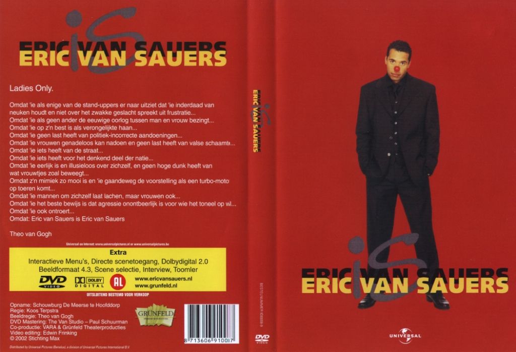 Eric Van Sauers Is Eric Van Sauers DVD NL | DVD Covers | Cover Century ...