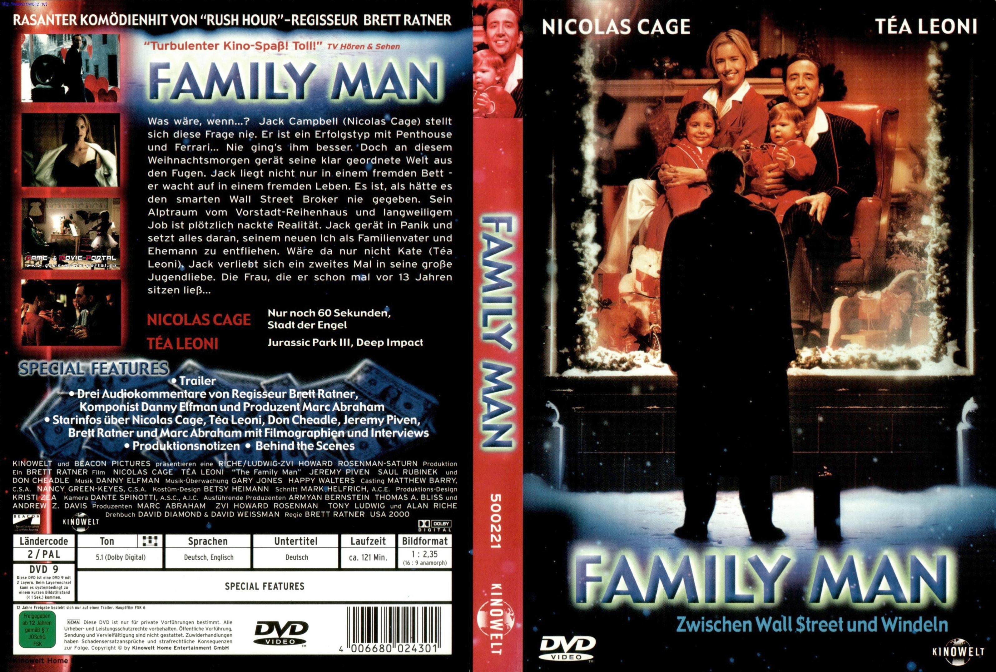 Family Man Nicolas Cage Tea Leoni | DVD Covers | Cover Century | Over 1 ...