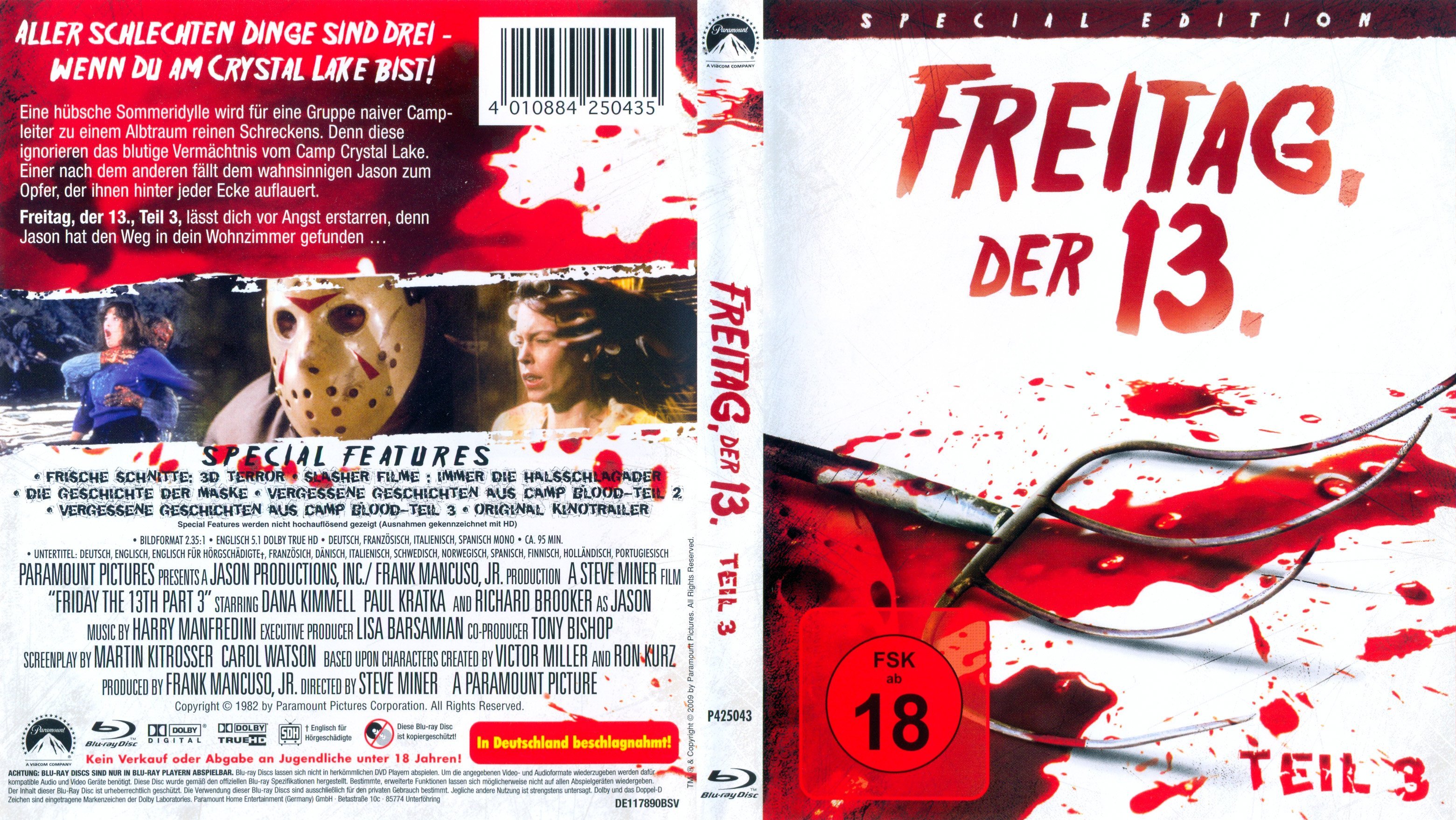 Freitag der 13 Teil 3 | DVD Covers | Cover Century | Over 1.000.000 Album Art covers for free