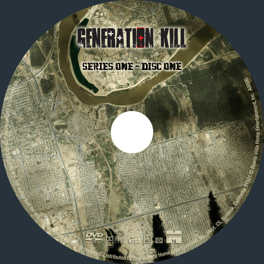Generation Kill Series 1 Disc 1 Custom CD 001 | DVD Covers | Cover ...