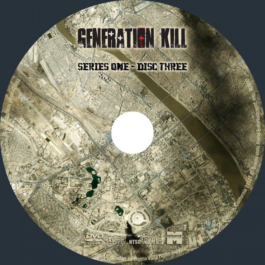 Generation Kill Series 1 Disc 3 Custom CD | DVD Covers | Cover Century ...