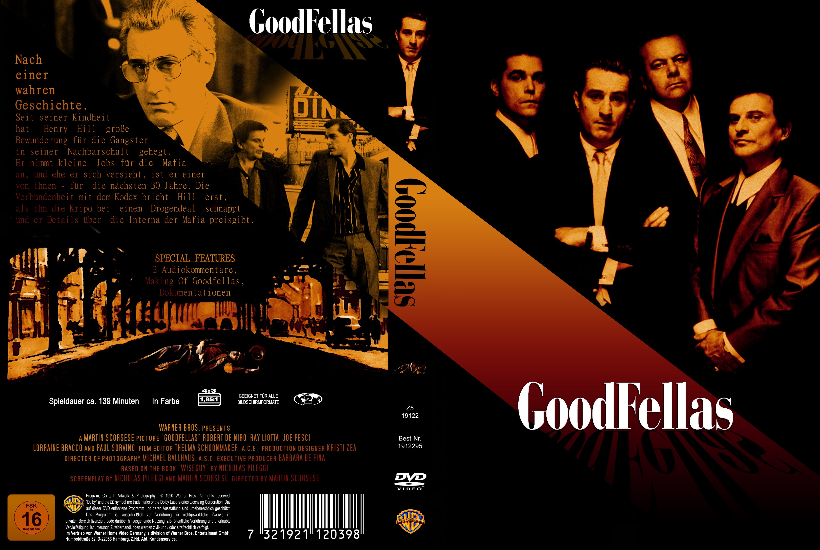 GoodFellas Drei Jahrzente in der Mafia | DVD Covers | Cover Century ...