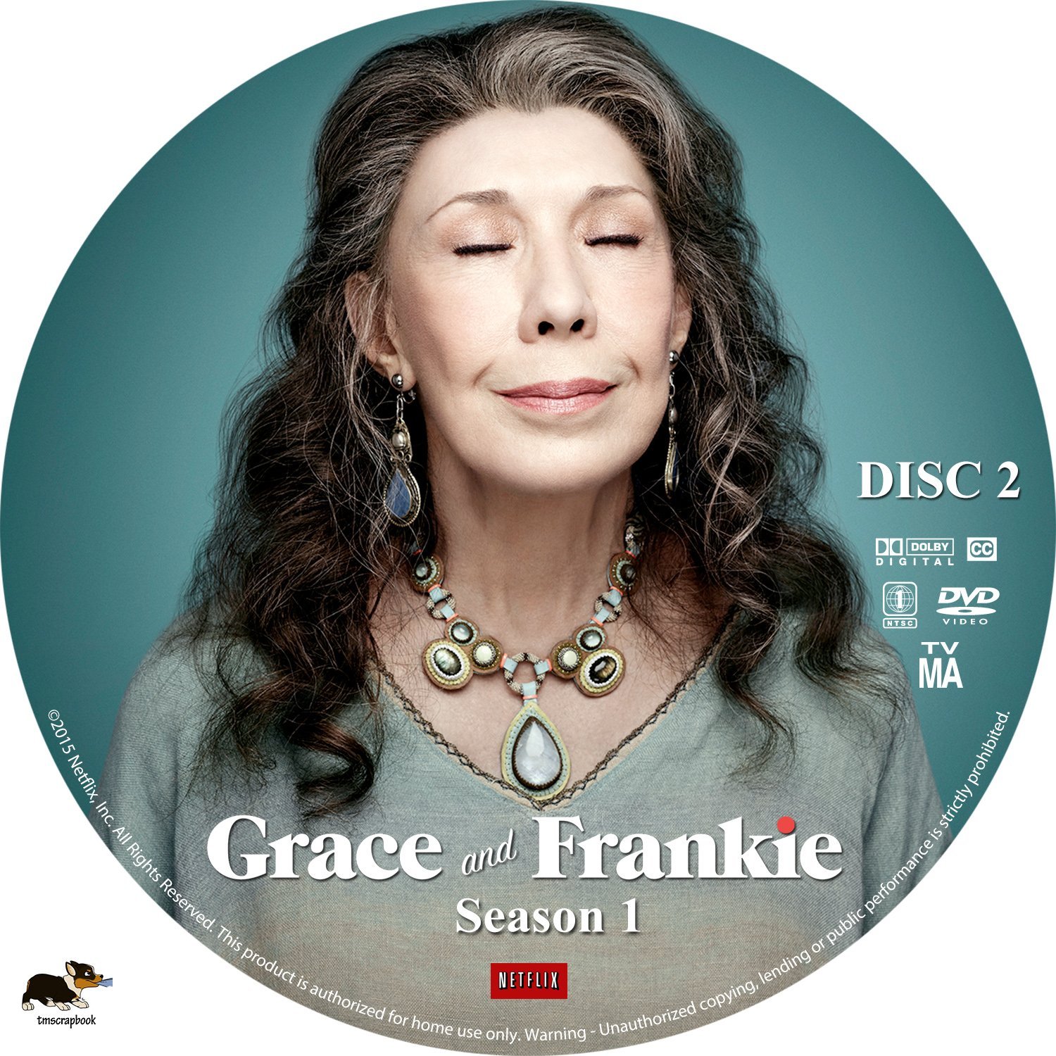 Grace and Frankie Season 1 2016 R1 Cover labels 1 | DVD Covers | Cover ...