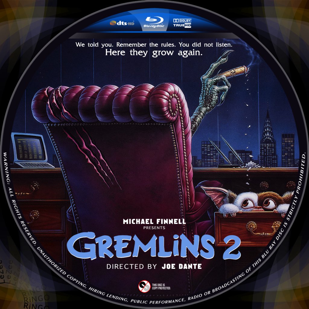 Gremlins 2 The New Batch Blu Ray Disc 2014mar | DVD Covers | Cover ...