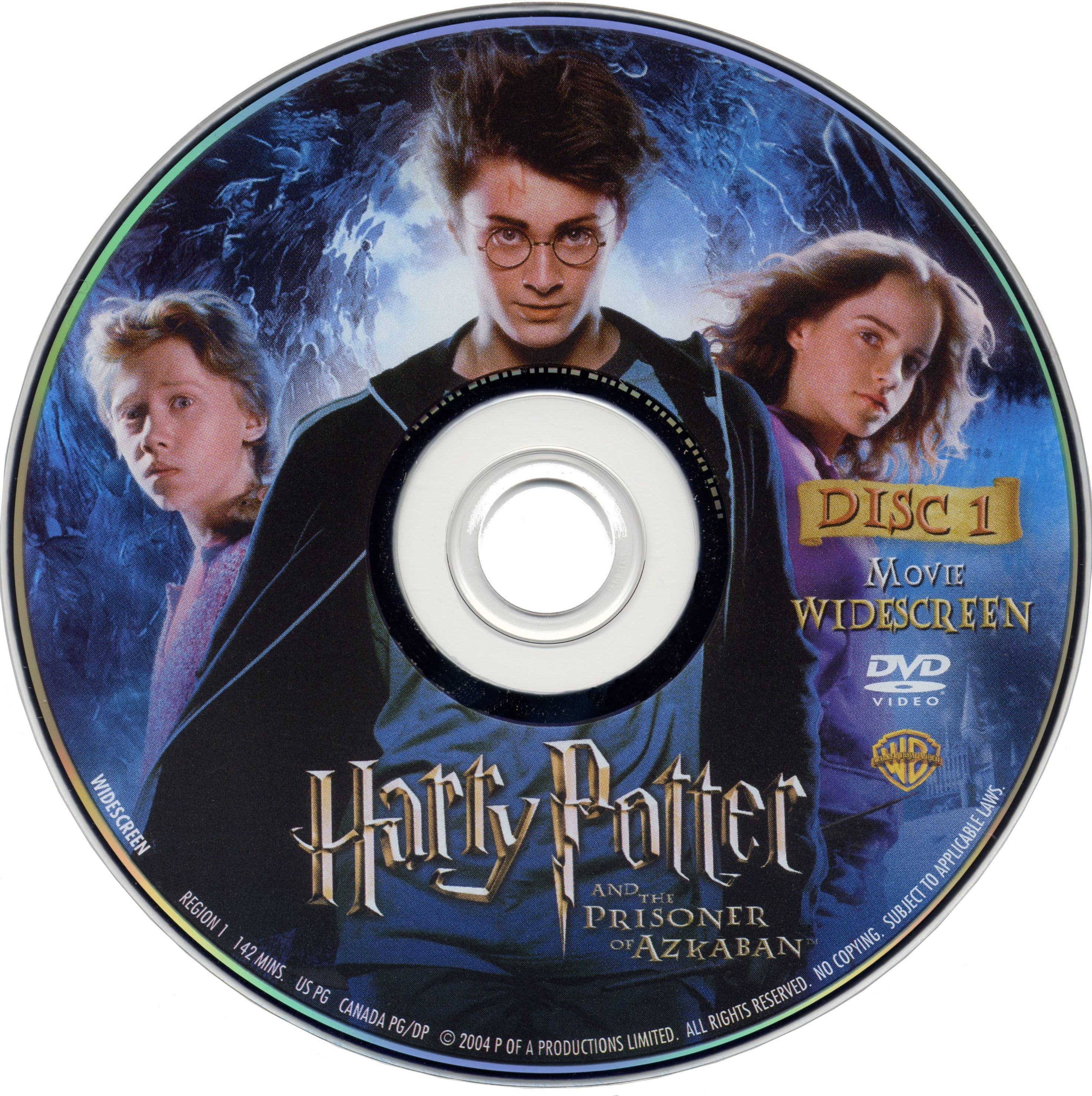 Harry Potter And The Prisoner Of Azkaban 2004 R1 Disc 1 | DVD Covers ...