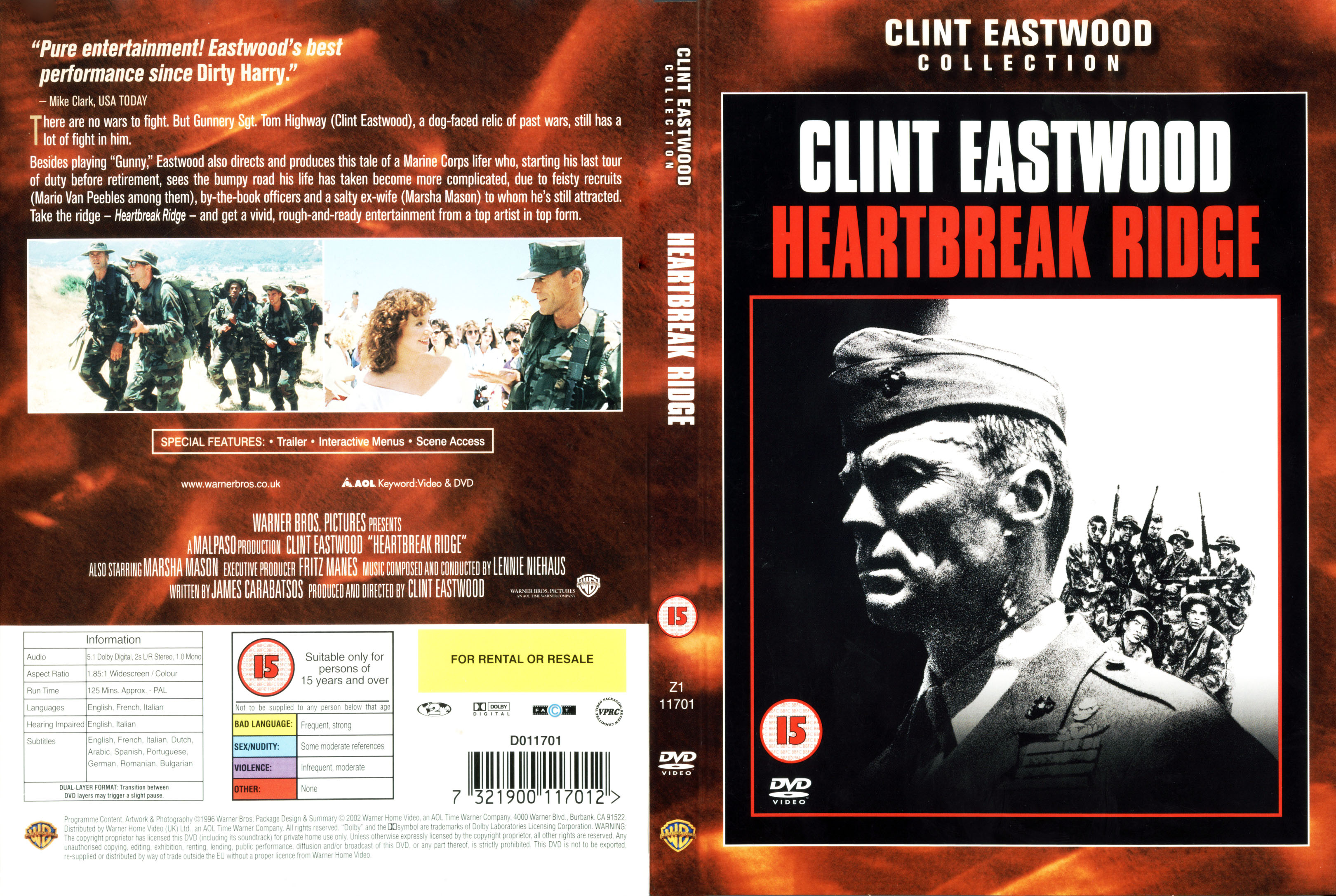 heartbreak ridge | DVD Covers | Cover Century | Over 1.000.000 Album ...