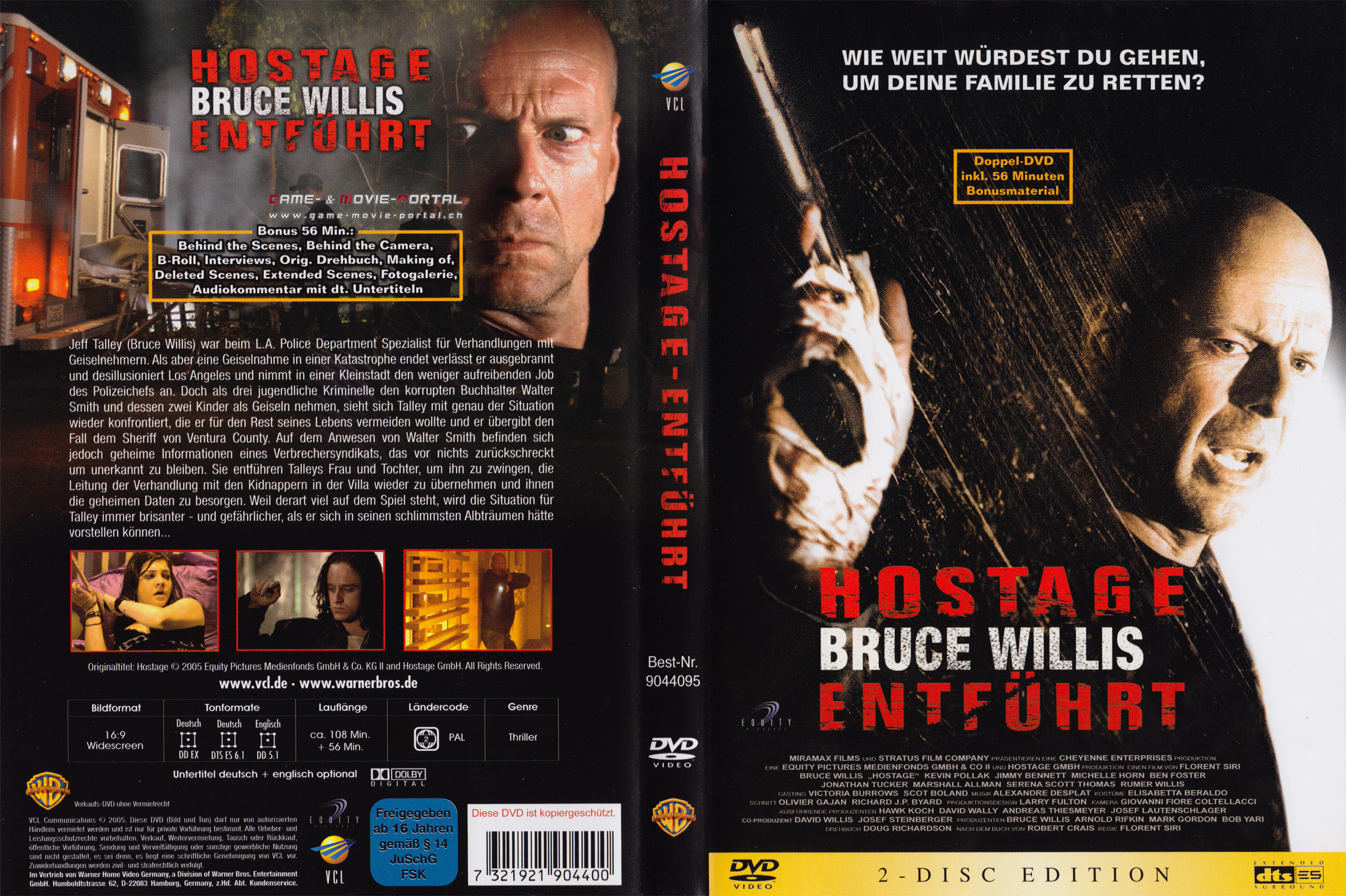 Hostage Bruce Willis | DVD Covers | Cover Century | Over 1.000.000 Album Art covers for free