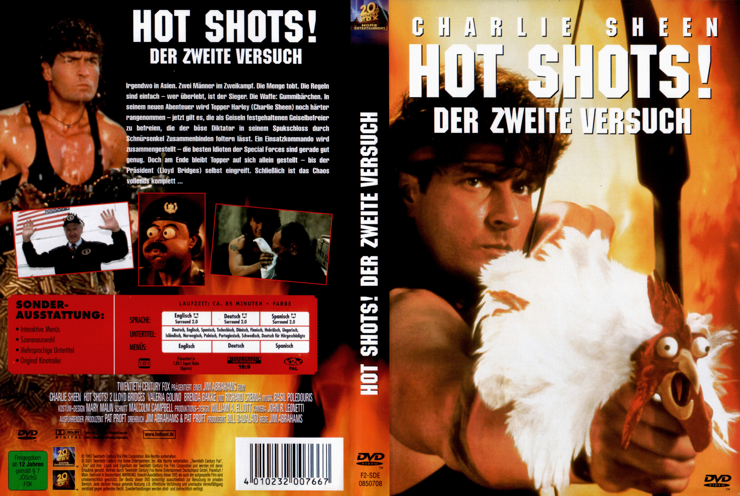Hot Shots 2 Der zweite Versuch | DVD Covers | Cover Century | Over 1. ...