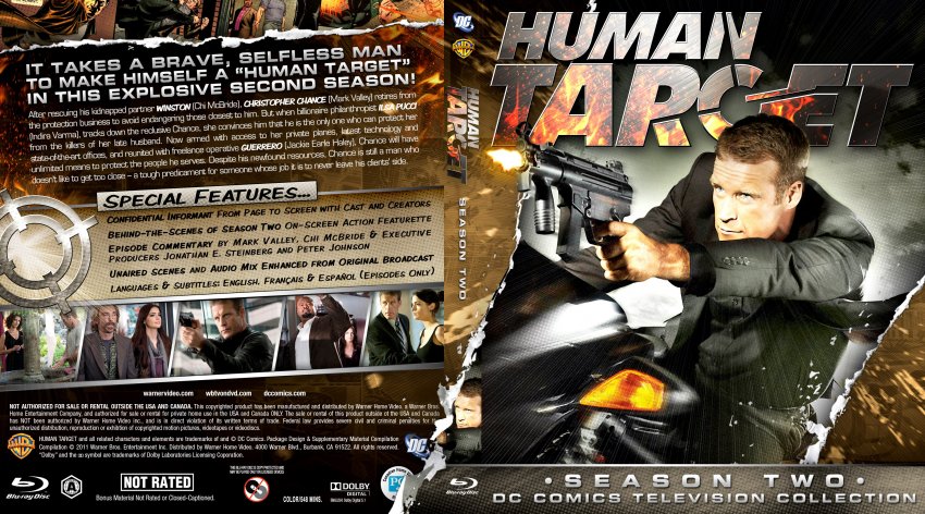 Human Target Season 2 Custom Bluray f | DVD Covers | Cover Century ...