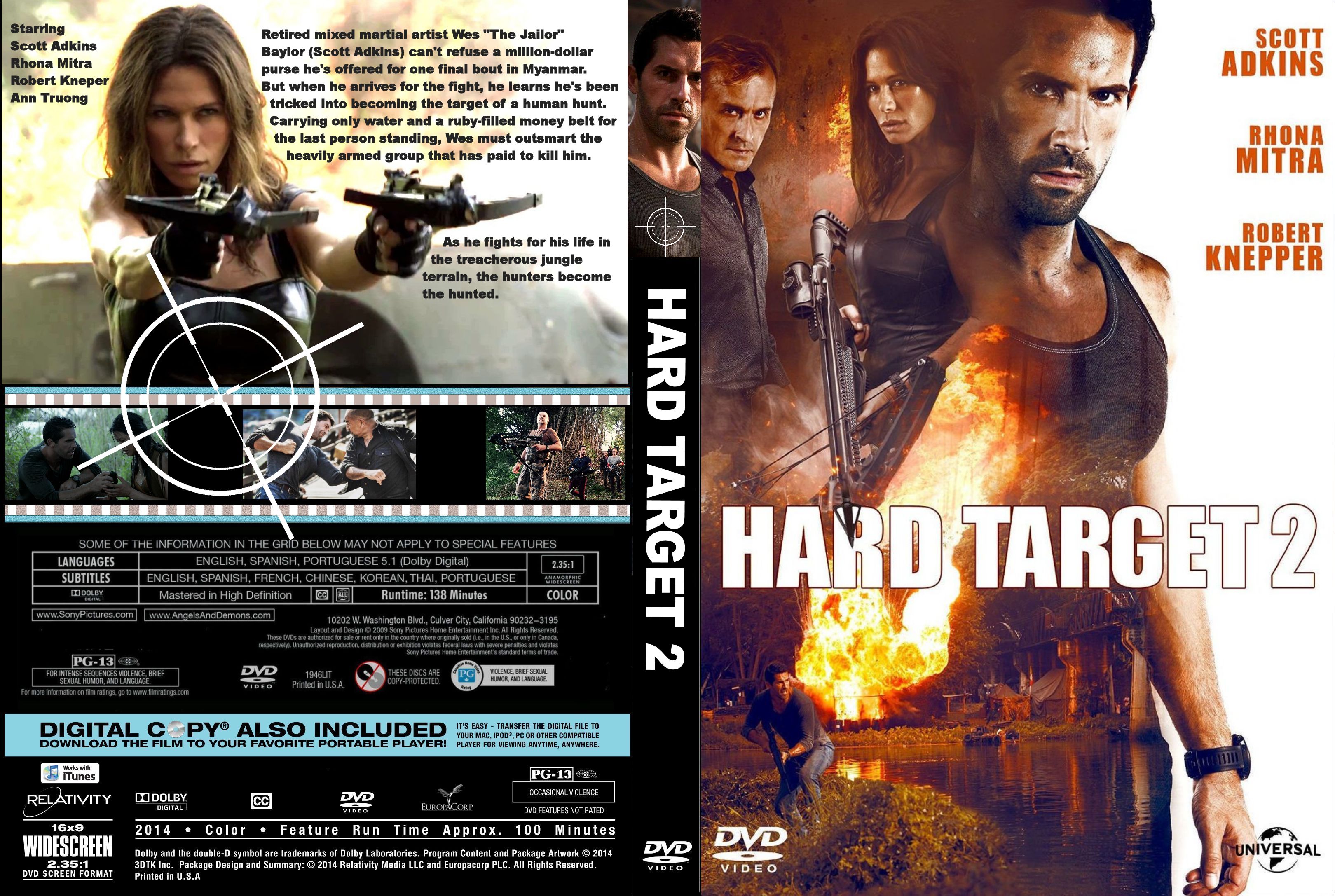 hard target 2 2016 R0 Cover Label 1 | DVD Covers | Cover Century | Over ...