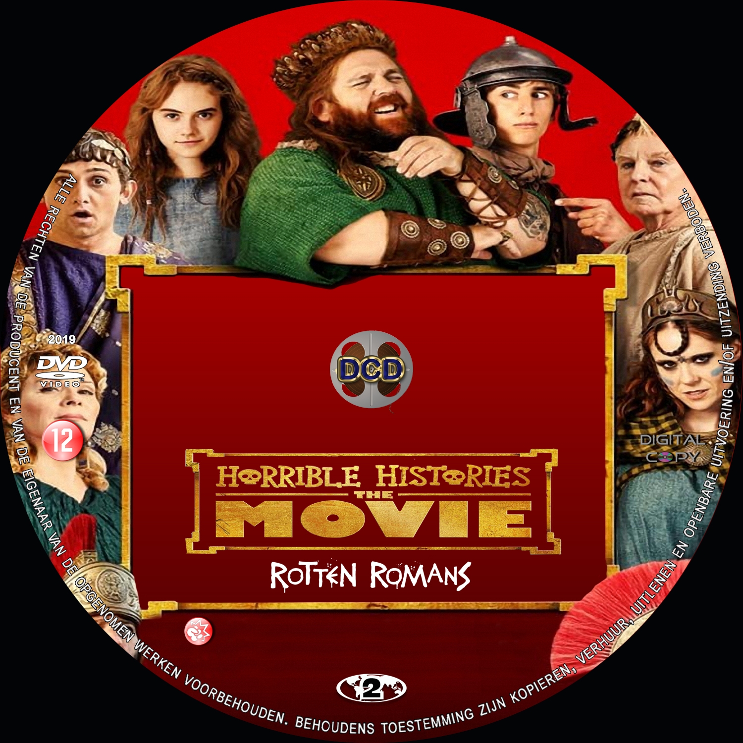 horrible histories the movie rotten romans (2019) DVD Cover CD | DVD ...