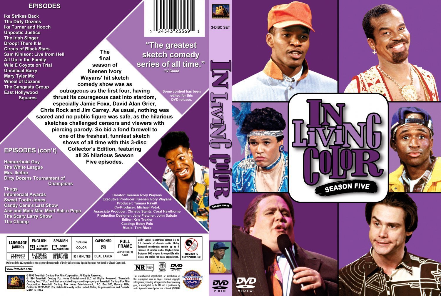 In Living Color Season 5 | DVD Covers | Cover Century | Over 1.000.000 ...