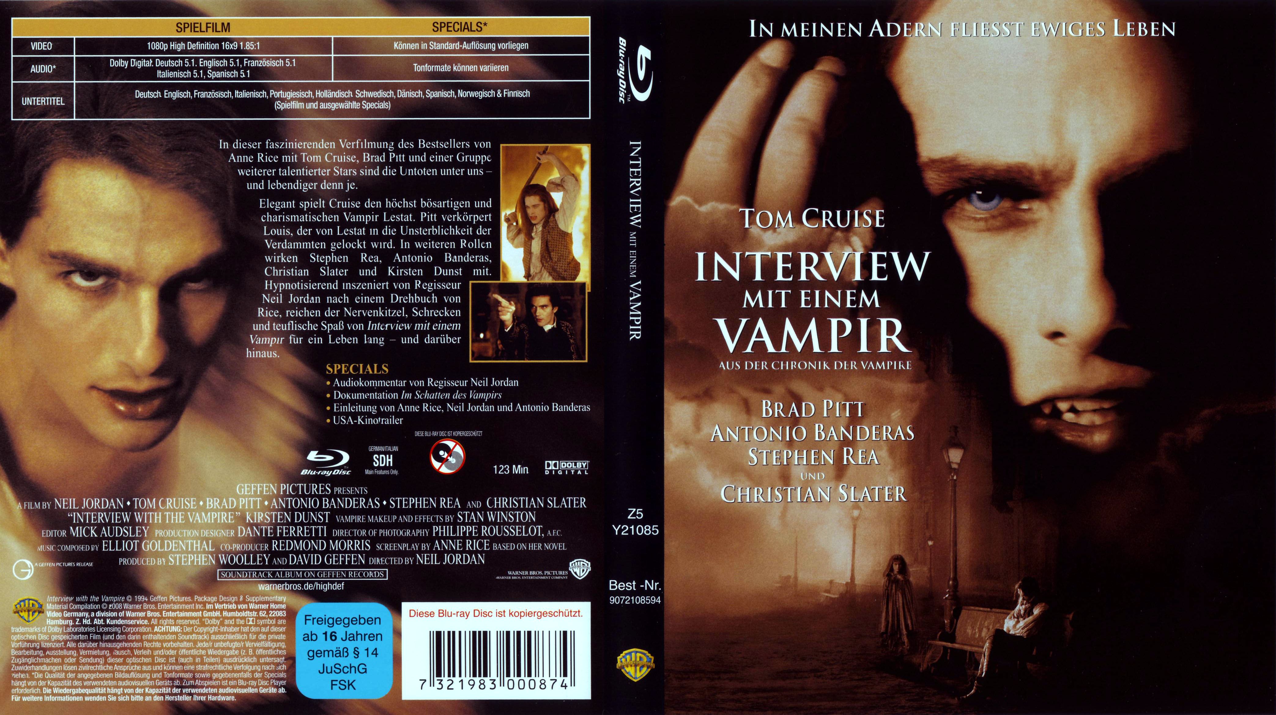 interview mit einem vampir | DVD Covers | Cover Century | Over 1.000. ...