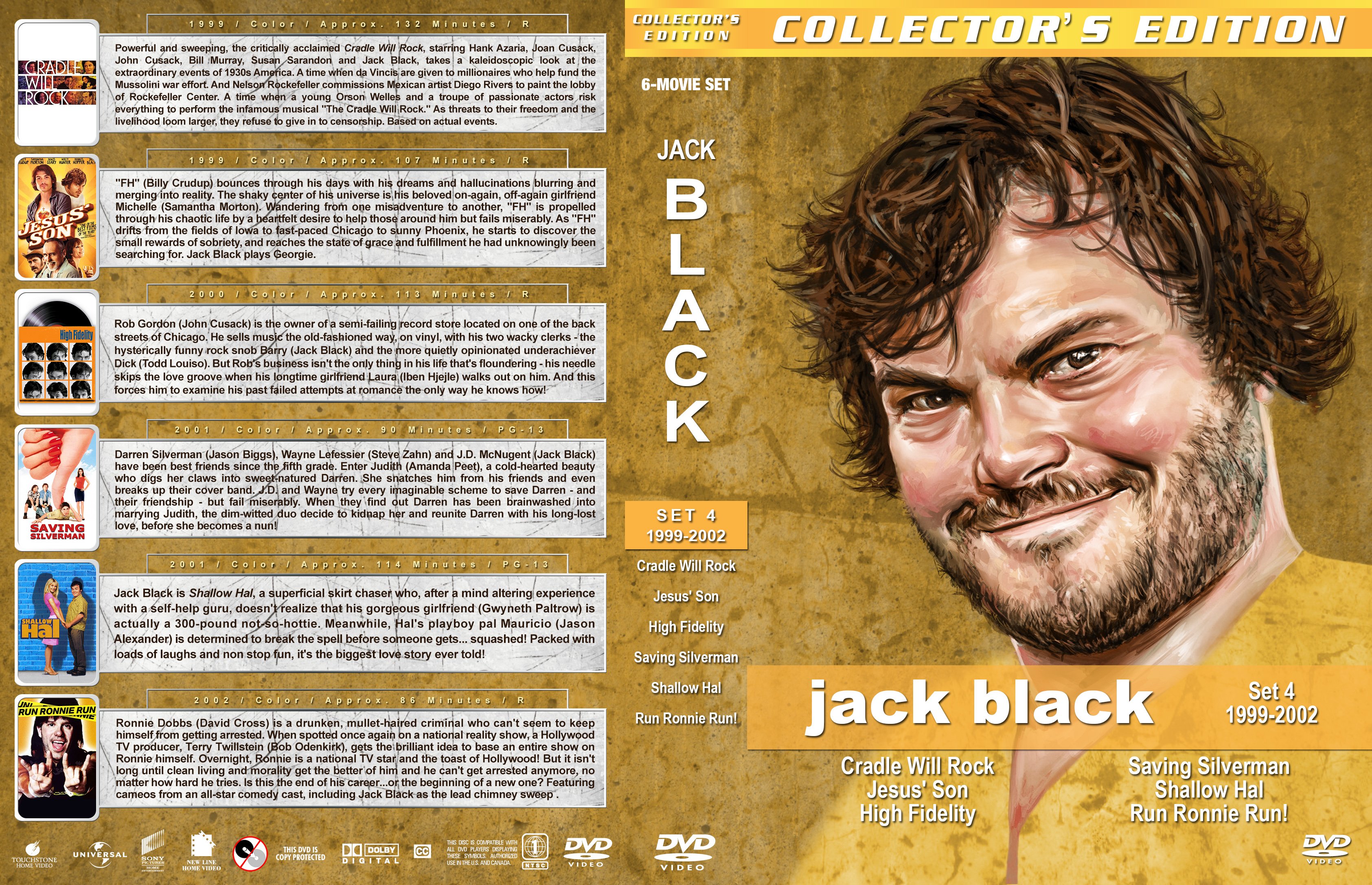 Jack Black Film Collection Set 4 1999 2002 Cover 1 | DVD Covers | Cover ...