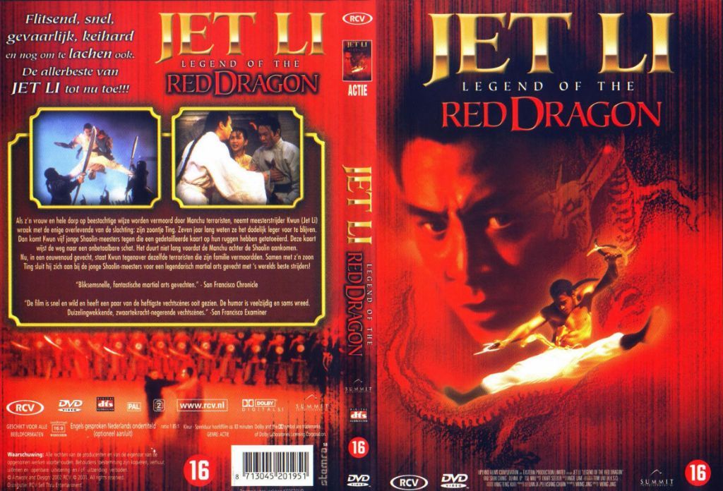 Jet Li Legend Of The Red Dragon DVD NL | DVD Covers | Cover Century ...