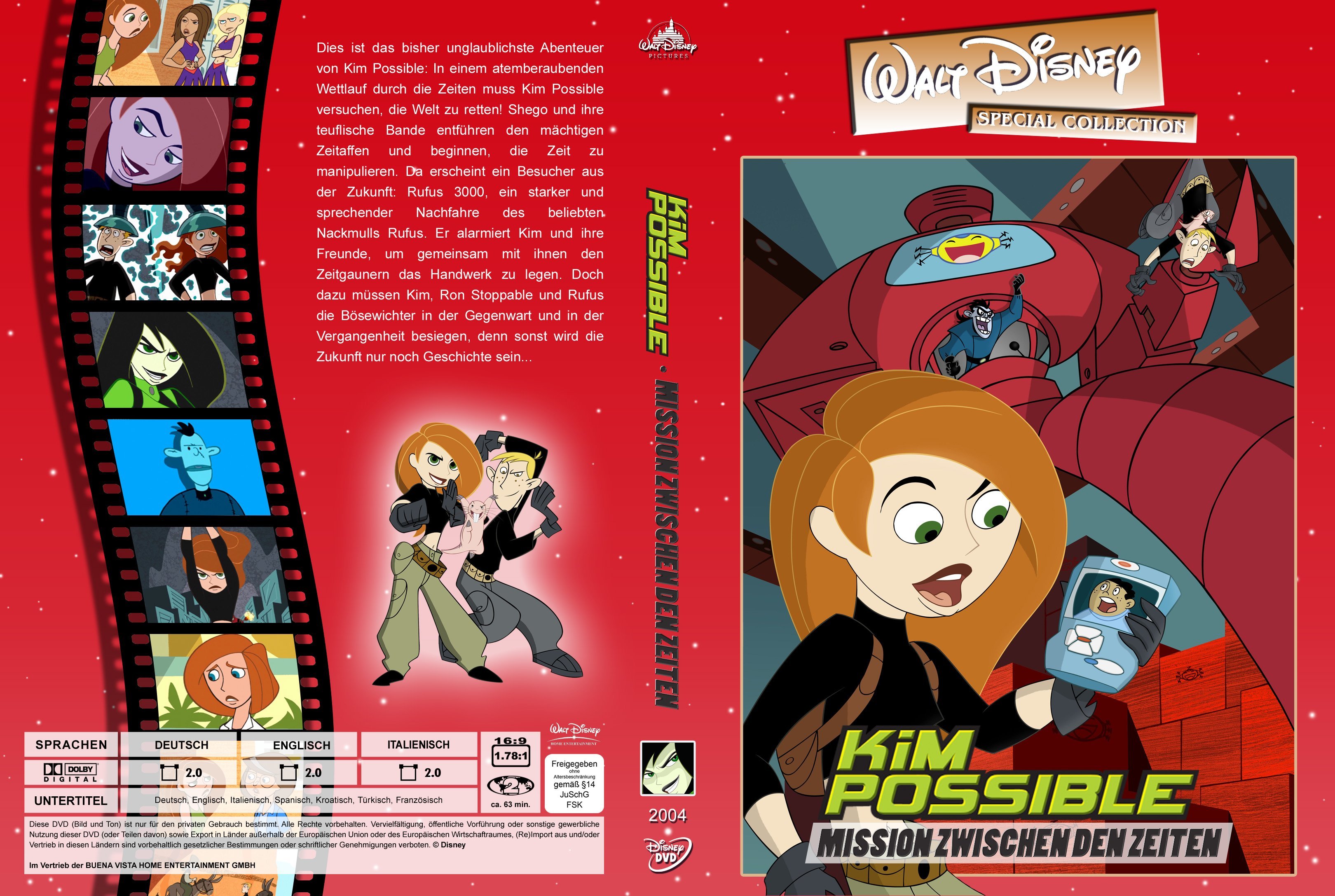 Kim Possible Mission zwischen den Zeiten Walt Disney Special Collection ...