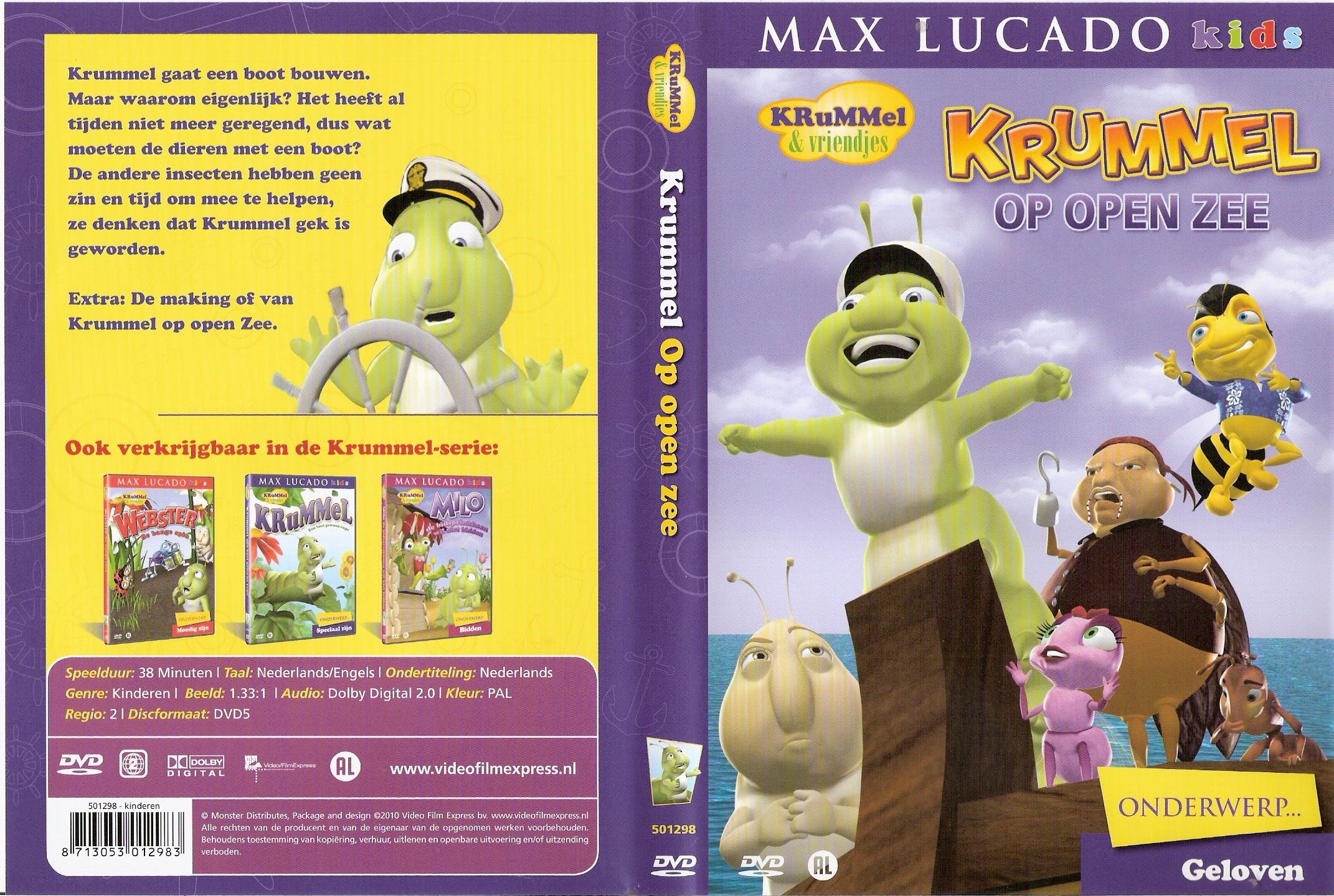Krummel En Vriendjes Krummel Op Open Zee DVD NL | DVD Covers | Cover ...