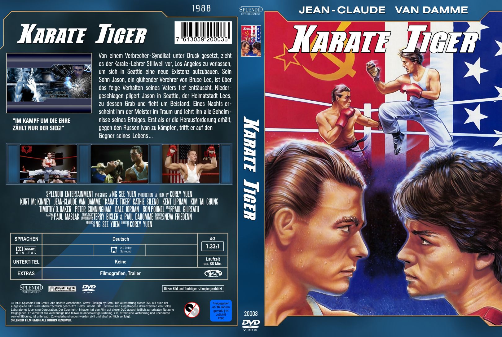 karate tiger | DVD Covers | Cover Century | Over 1.000.000 Album Art ...