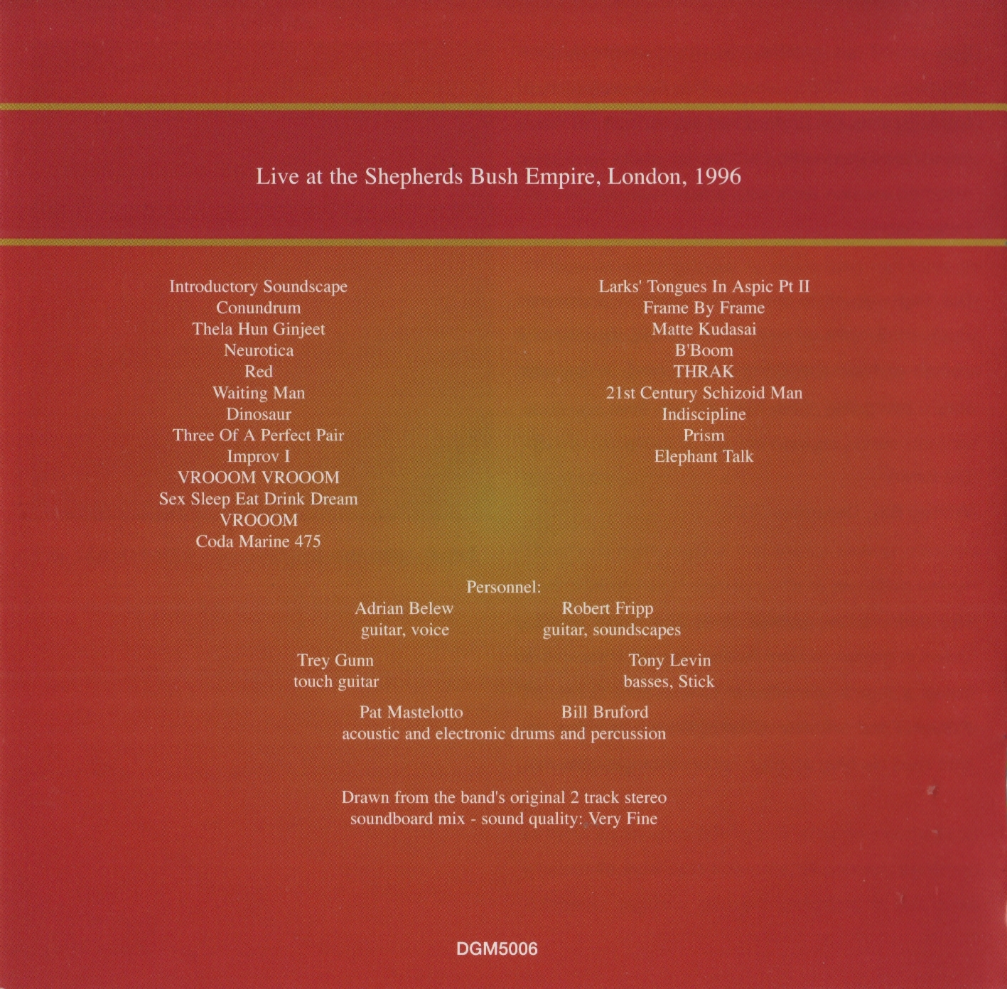 king crimson the collectable king crimson volume 3 inside | DVD Covers | Cover Century | Over 1. ...