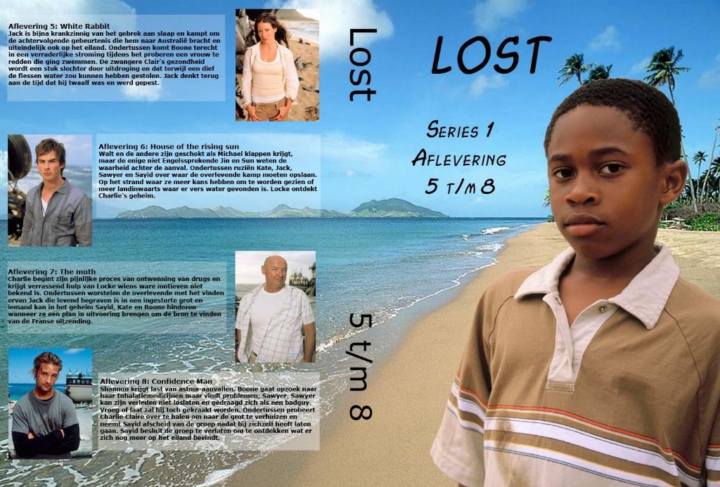 Lost Season 1 Ep. 05 08 DVD NL CUSTOM | DVD Covers | Cover Century ...