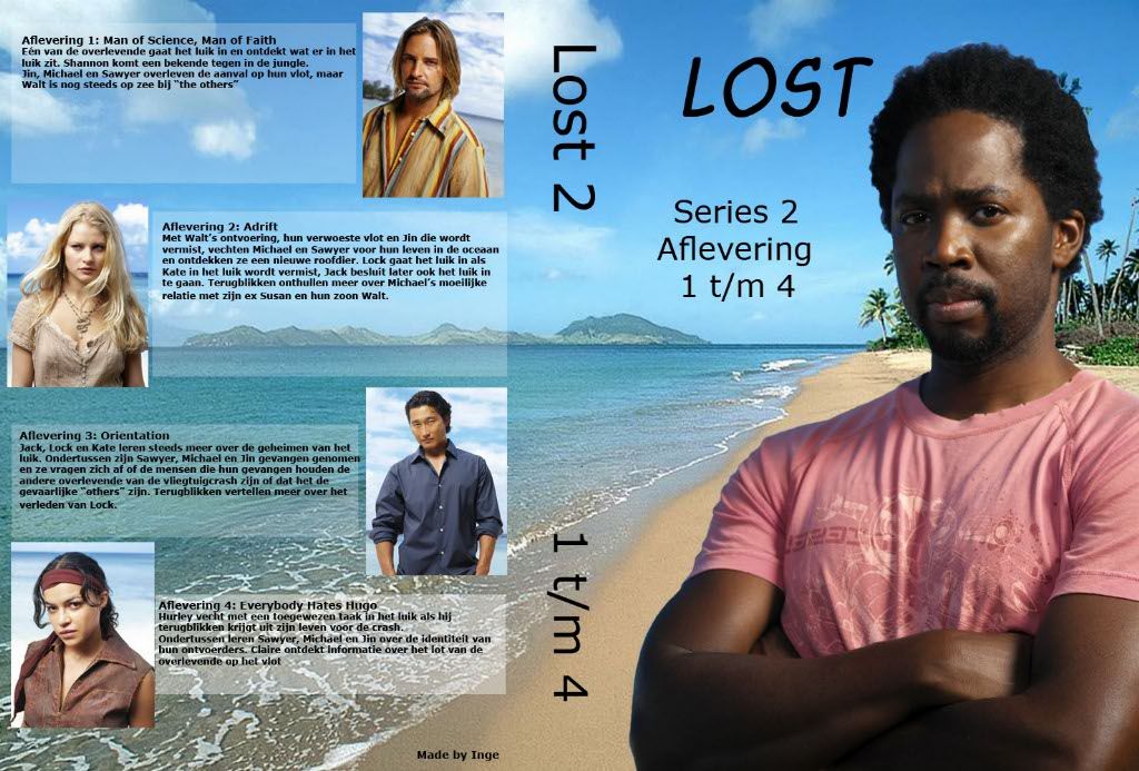 Lost Season 2 Ep. 01 04 DVD NL CUSTOM | DVD Covers | Cover Century ...