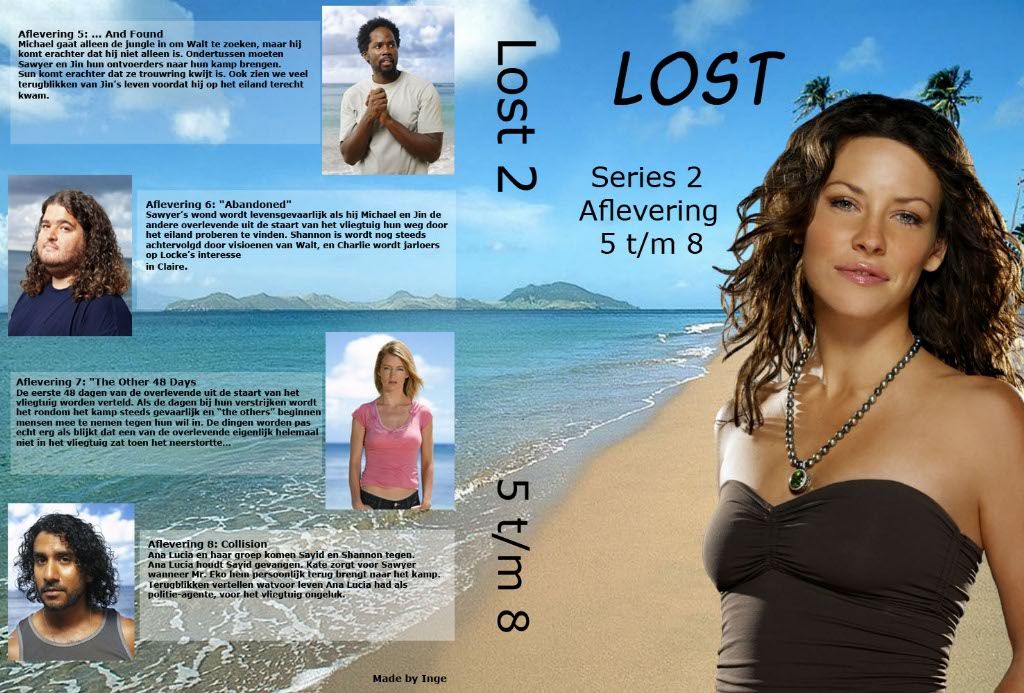 Lost Season 2 Ep. 05 08 DVD NL CUSTOM | DVD Covers | Cover Century ...