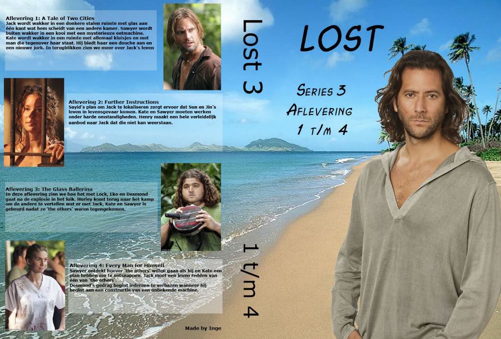 Lost Season 3 Ep. 01 04 DVD NL CUSTOM | DVD Covers | Cover Century ...